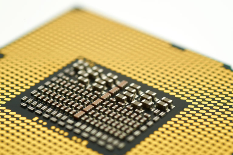 Computer Processor Macro Royalty-Free Stock Photo Computer Processor Macro Royalty-Free Stock Photo