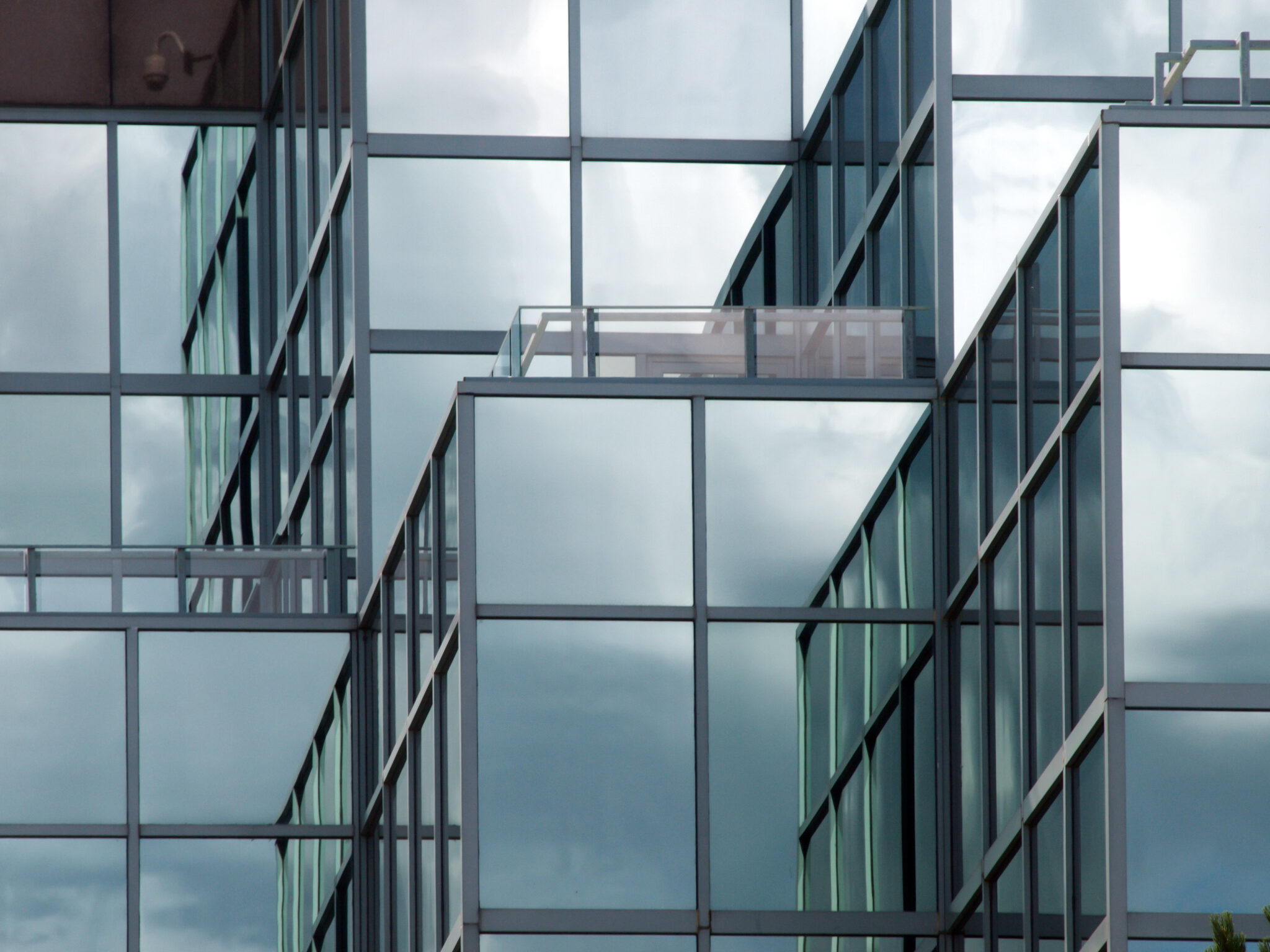 Glass Wall Building Royalty-Free Stock Photo