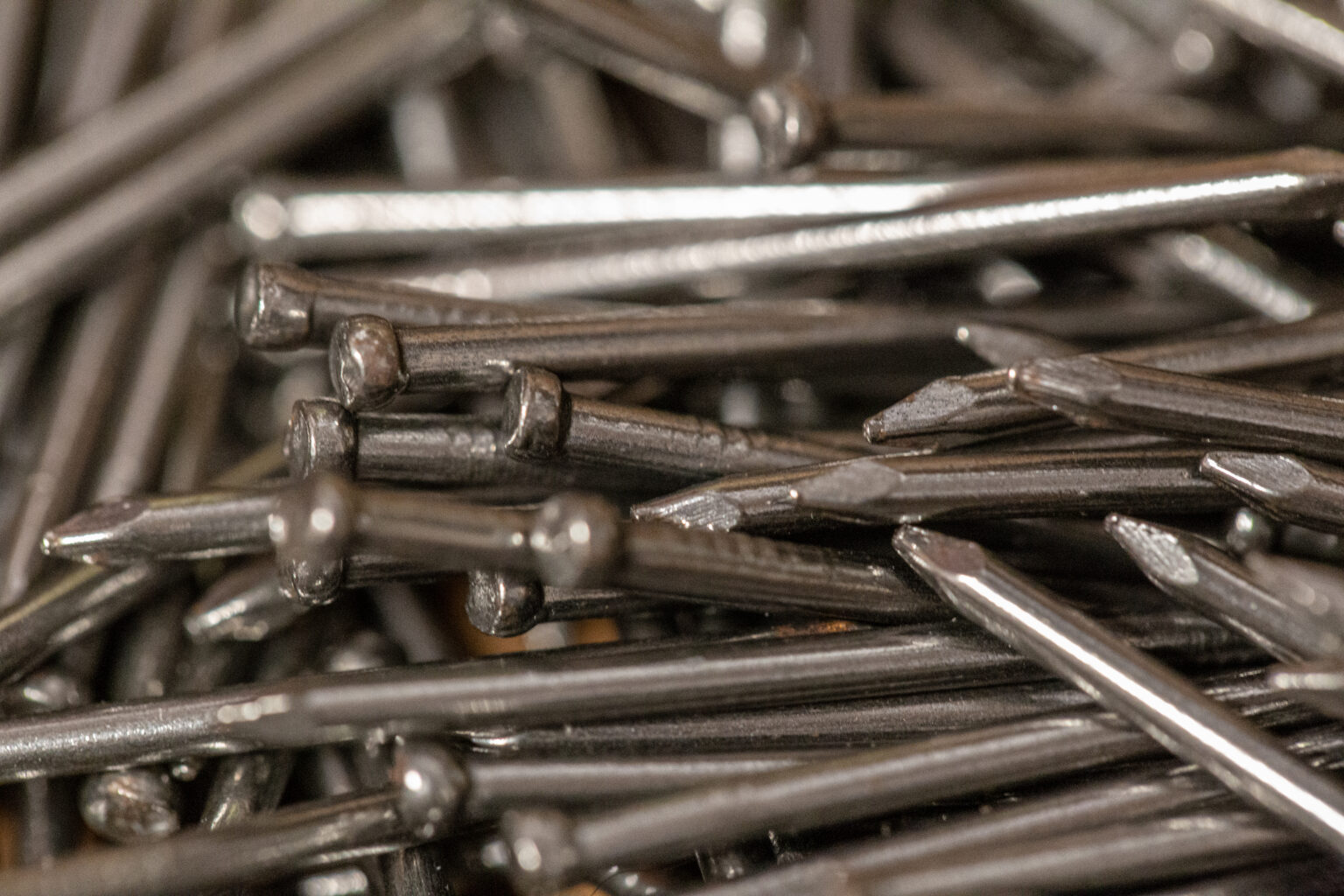 Metal Nails Carpentry Royalty-Free Stock Photo